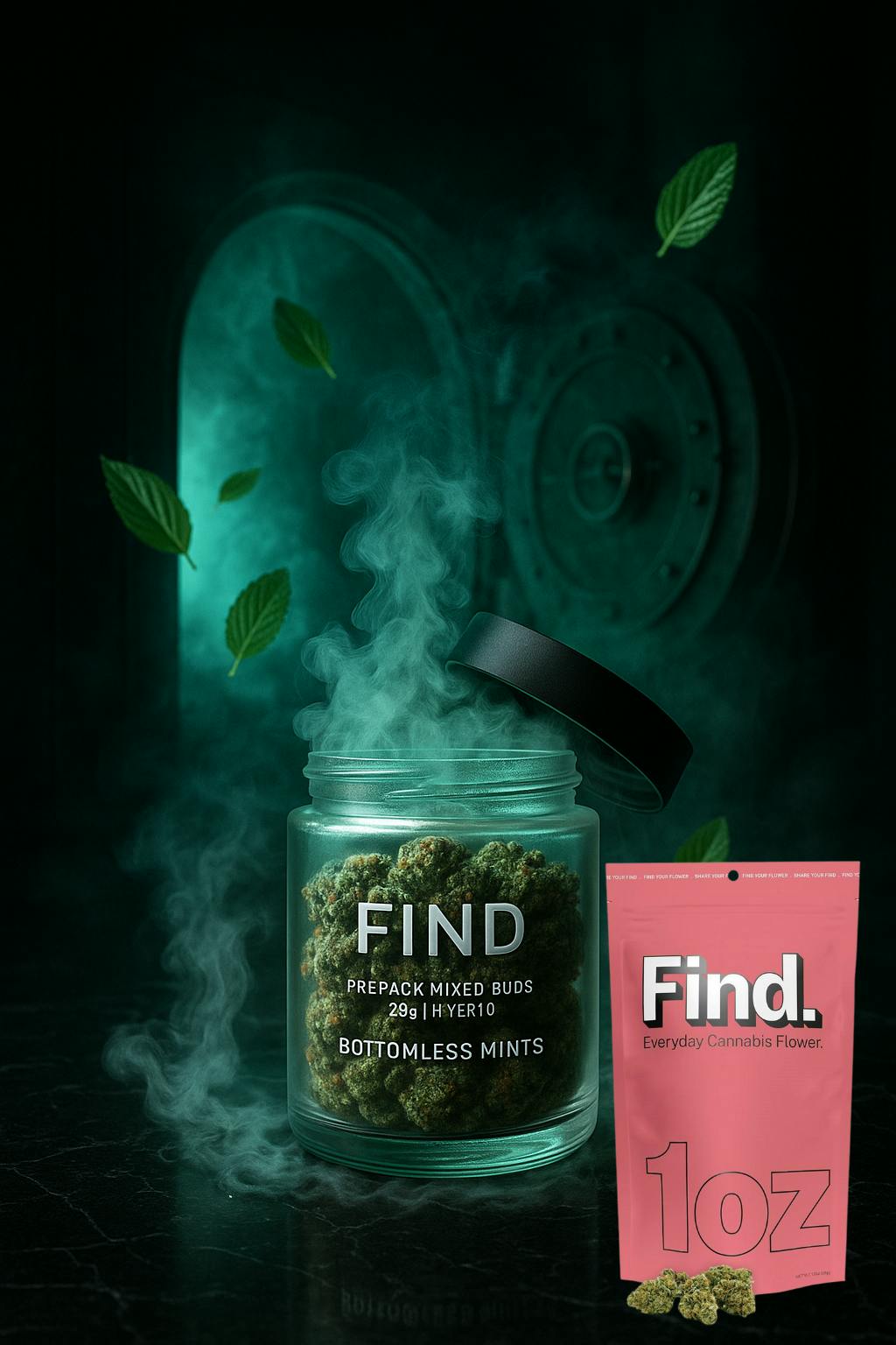 Find - Prepack Mixed Buds - 28g - Hybrid - Bottomless Mints - Flower ...
