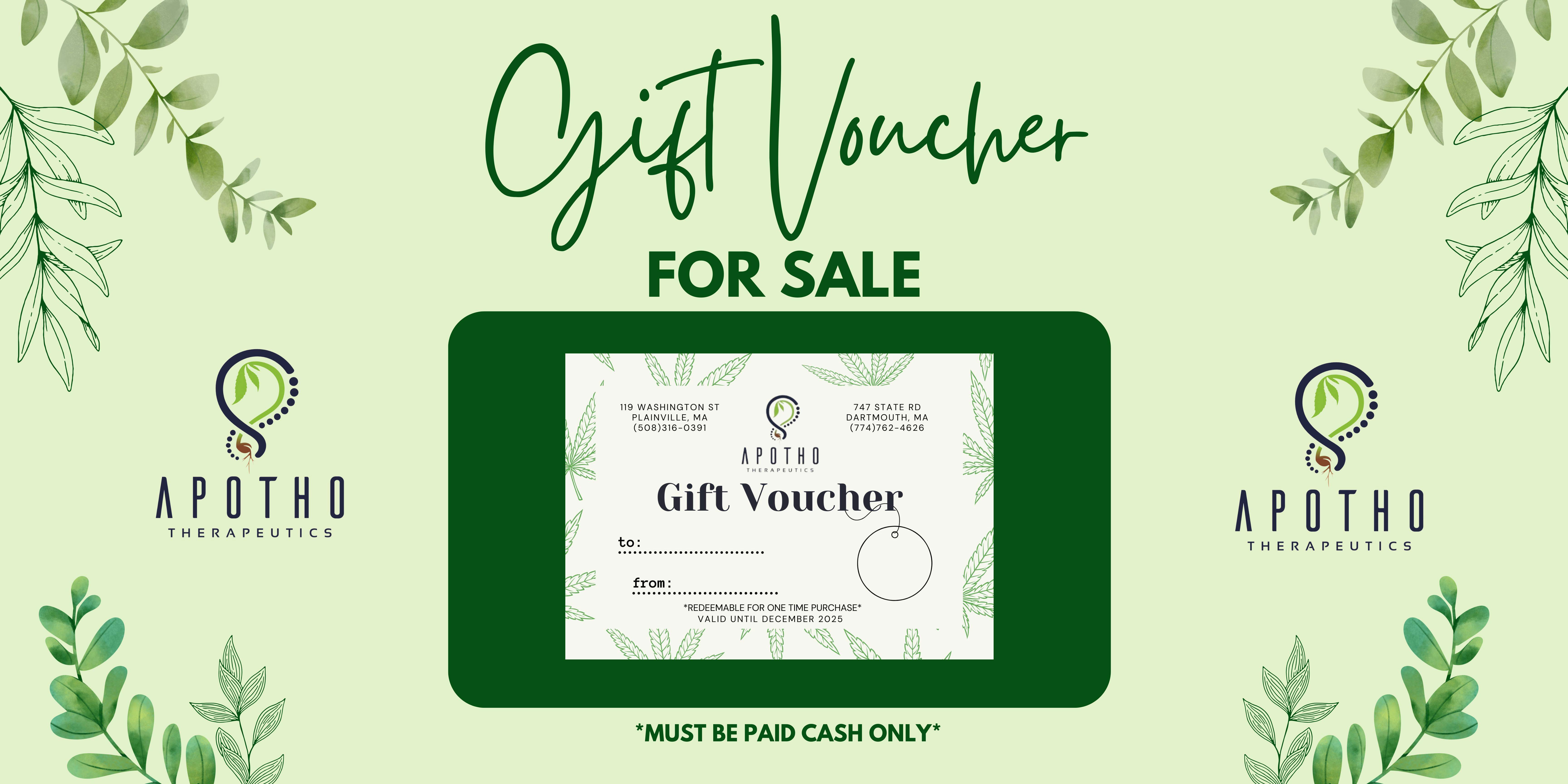 Apotho Therapeutics - Dartmouth (Rec) | 747 State Road Dartmouth, MA 02747