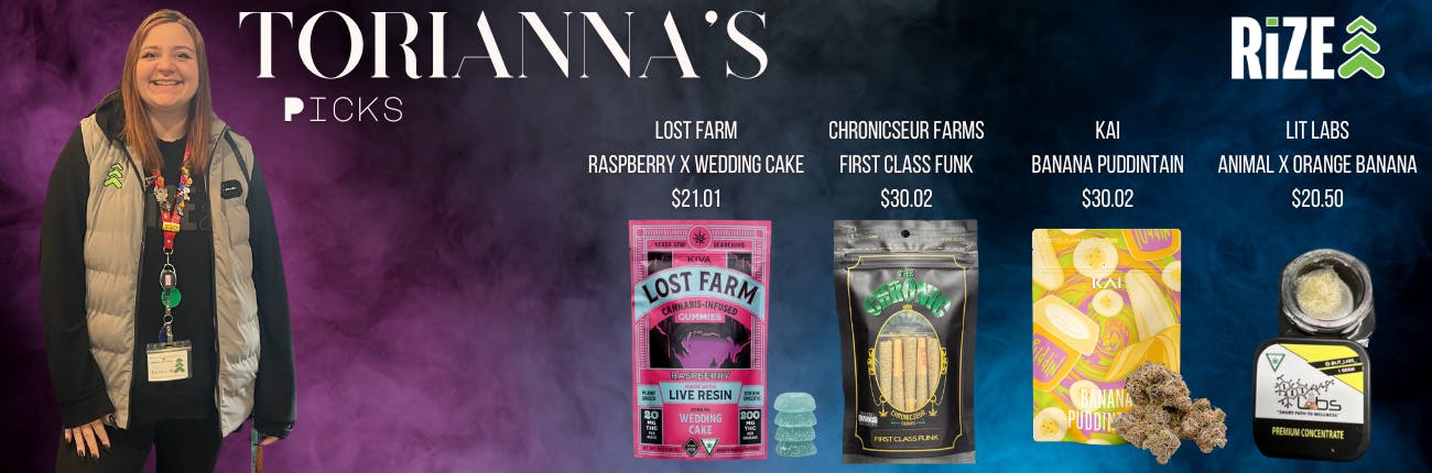 Iron Mountain, MI Dispensary Menu - Shop Recreational Cannabis | RiZE ...